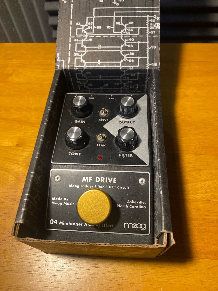 Moog MF Drive Pedal (Discontinued & Rare), Hobbies & Toys, Music ...