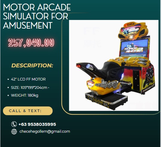 MOTOR ARCADE SIMULATOR FOR AMUSEMENT, Everything Else, Others on Carousell