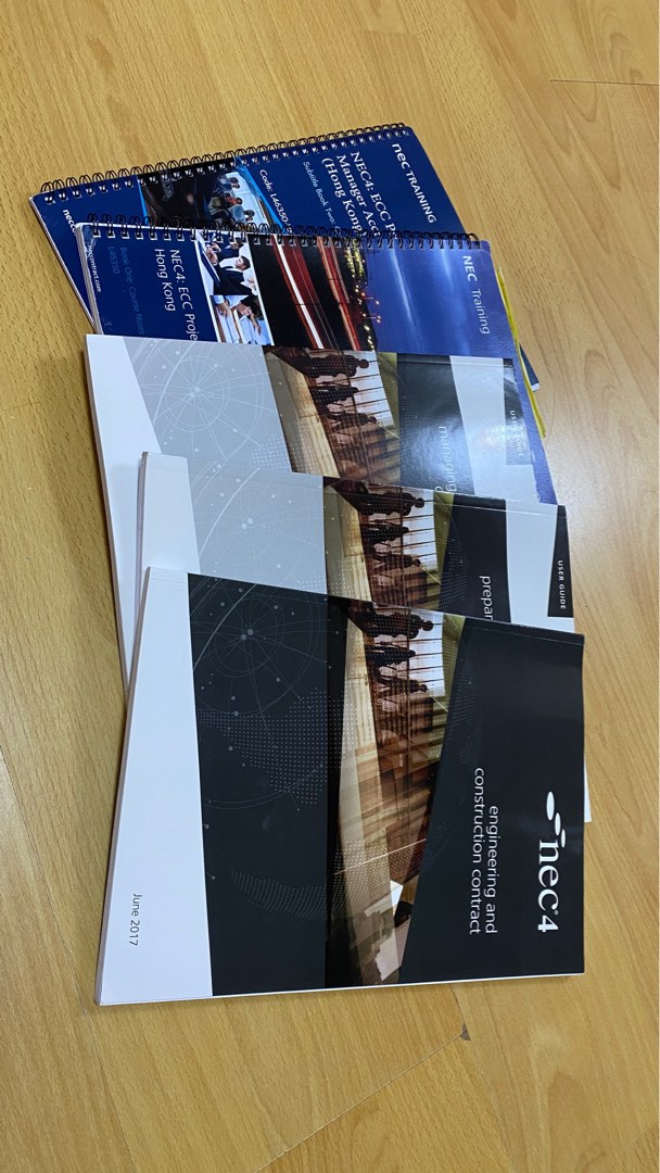 NEC4 ECC books ( with past paper for MC and writing assessment, 興趣及遊戲 ...