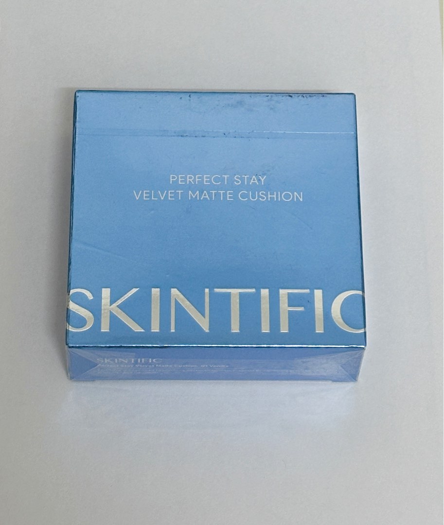 (NEW) Skintific Matte Cushion Foundation Vanilla, Beauty & Personal ...