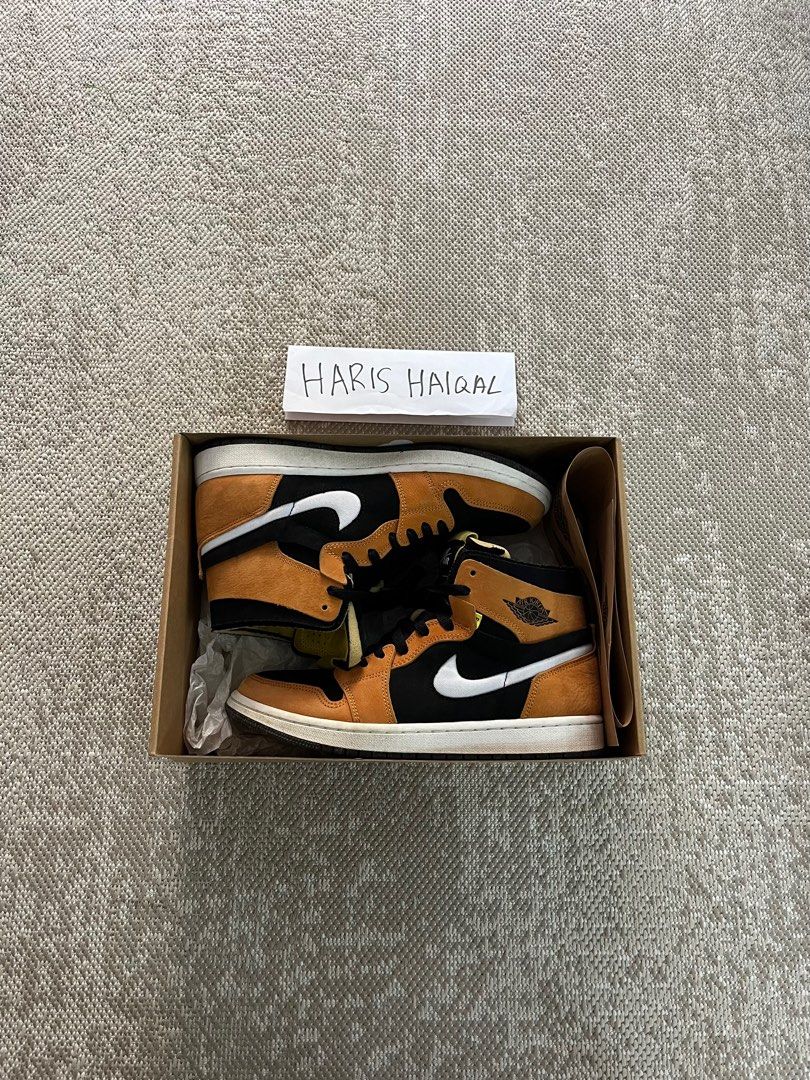 Nike air jordan 1 zoom cmft black monarch, Men's Fashion, Footwear ...
