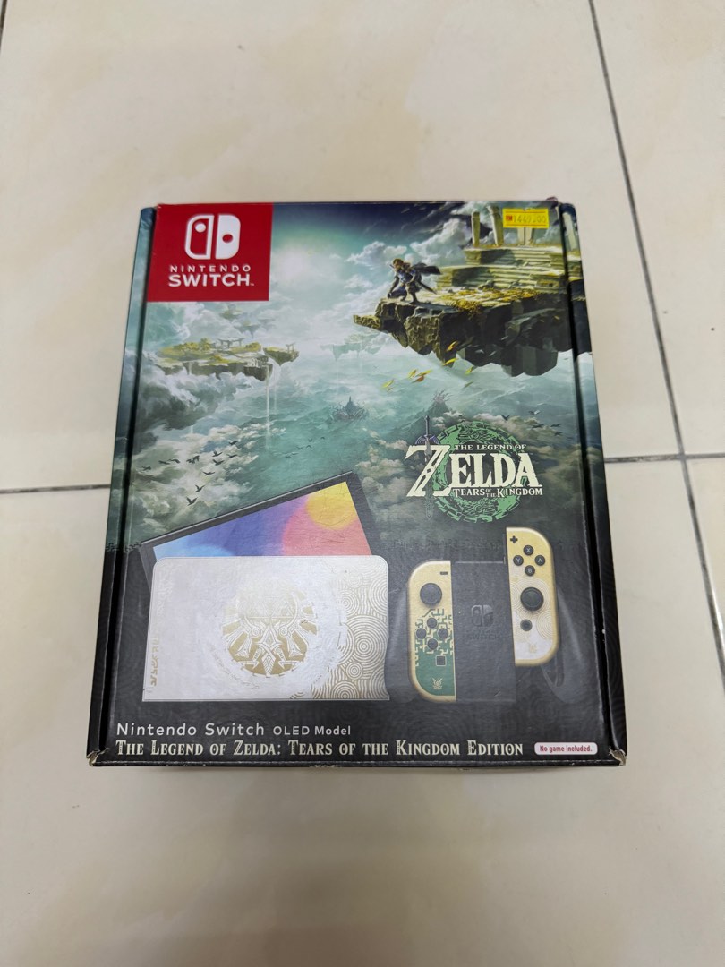 Nintendo Switch OLED Zelda Limited Edition (GOOD CONDITION), Video ...