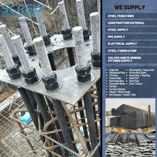 Anchor Bolt | Bolts and Nuts U Bolt | J Bolt | Fabrication | Metal ...