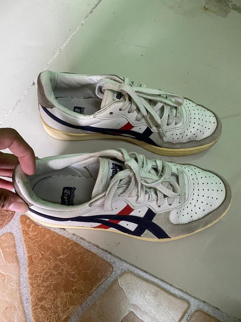 Onitsuka Tiger Tokuten White Beige Red Blue on Carousell
