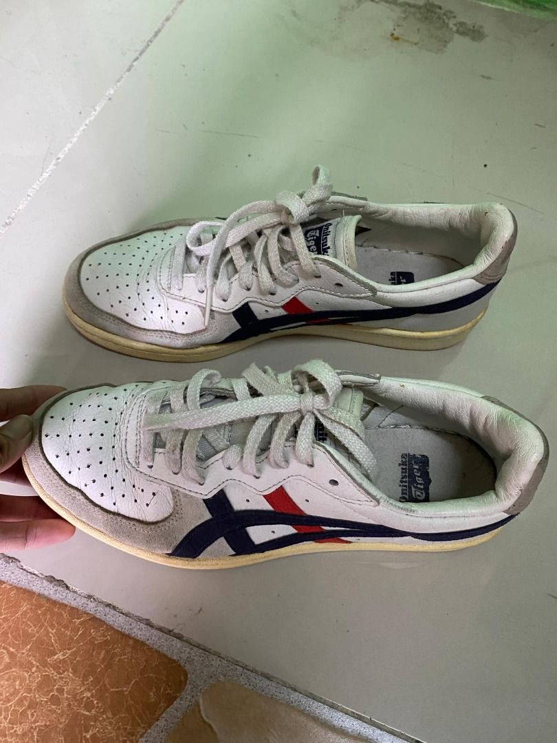 Onitsuka Tiger Tokuten White Beige Red Blue on Carousell