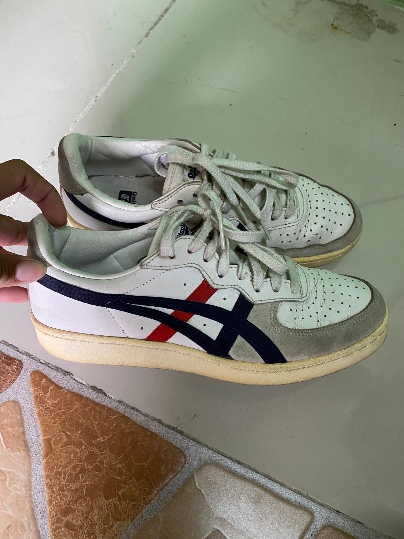 Onitsuka Tiger Tokuten White Beige Red Blue on Carousell