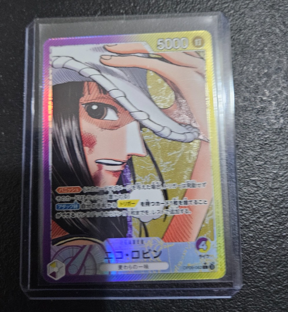 OP09-062 PL Nico Robin Parallel Leader Four Emperors One Piece, Hobbies & Toys, Toys & Games on ...