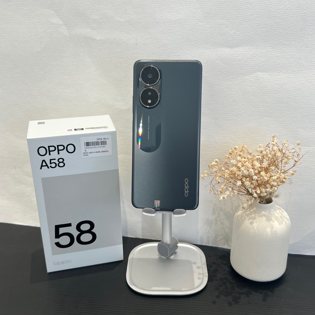 Oppo A58 Glowing Black 128GB, Mobile Phones & Gadgets, Mobile Phones ...