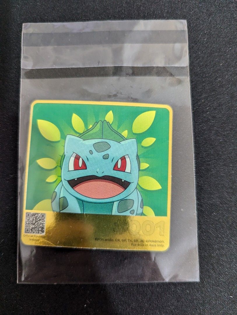 Oreo Pokemon Card - Bulbasaur, Hobbies & Toys, Toys & Games on Carousell