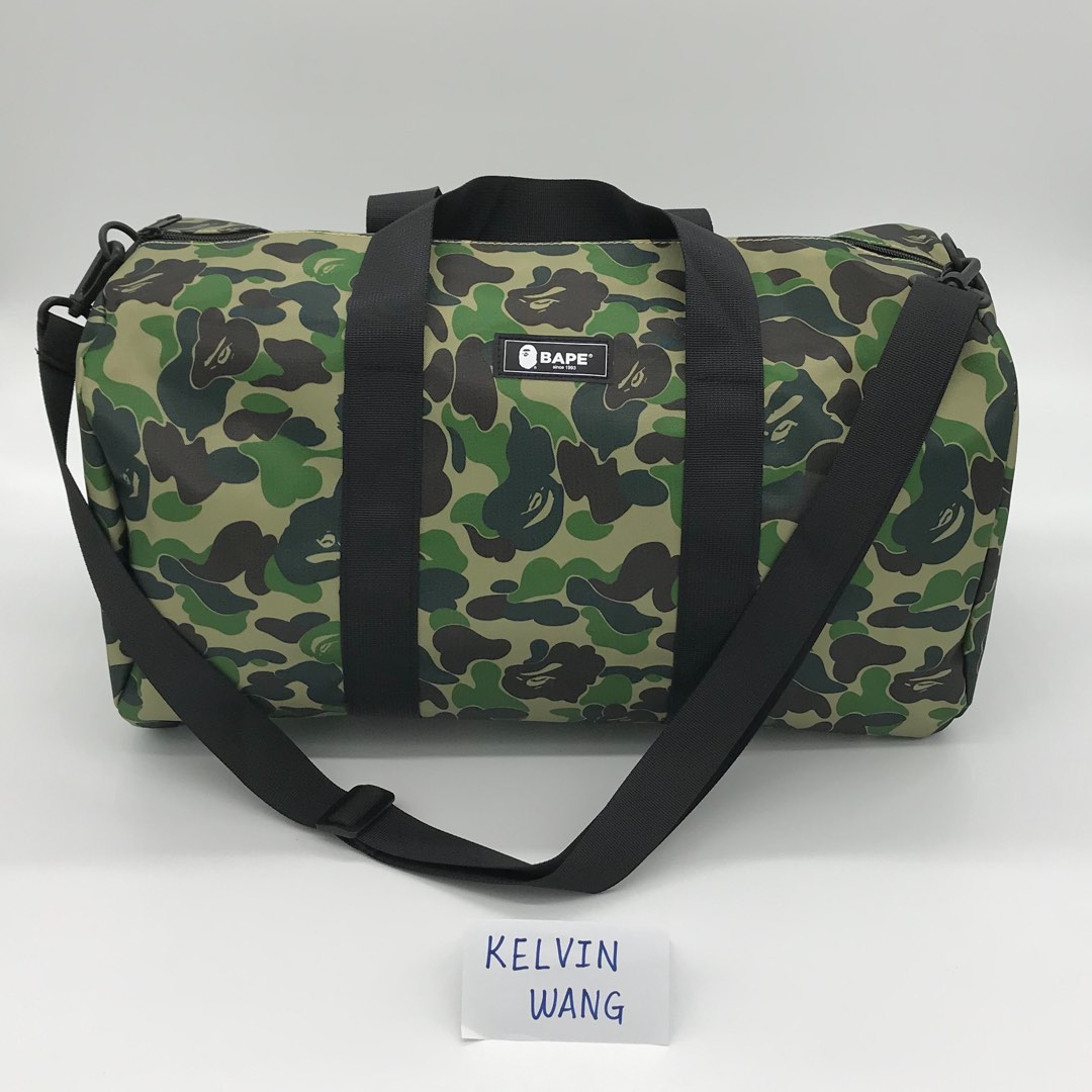 original Bape Camo Duffel Bag, Men's Fashion, Bags, Belt bags, Clutches ...