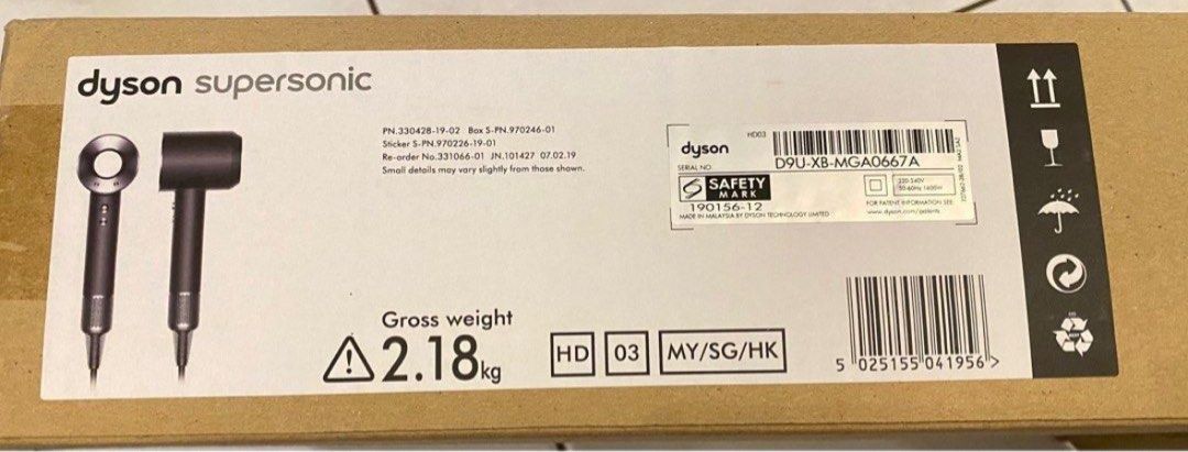 Original DYSON Supersonic Hair Dryer, Beauty & Personal Care, Hair on ...