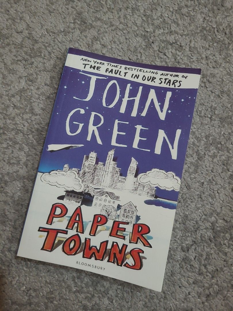 Paper towns by John Green, Hobbies & Toys, Books & Magazines ...