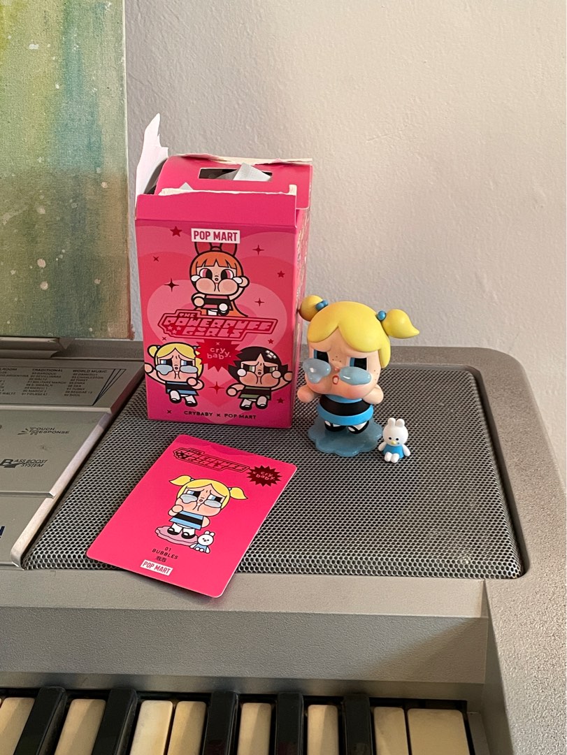 POPMART ORIGINAL CRYBABY x POWERPUFF GIRL, Toys & Collectibles, Mainan ...