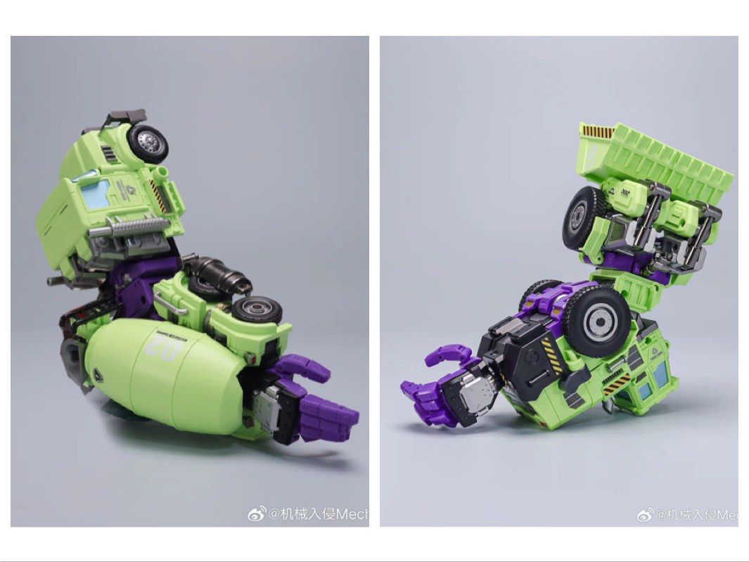 Transformers Mecha Invasion Giant Legion - GLA-01 Front Loader & GLA-02 ...