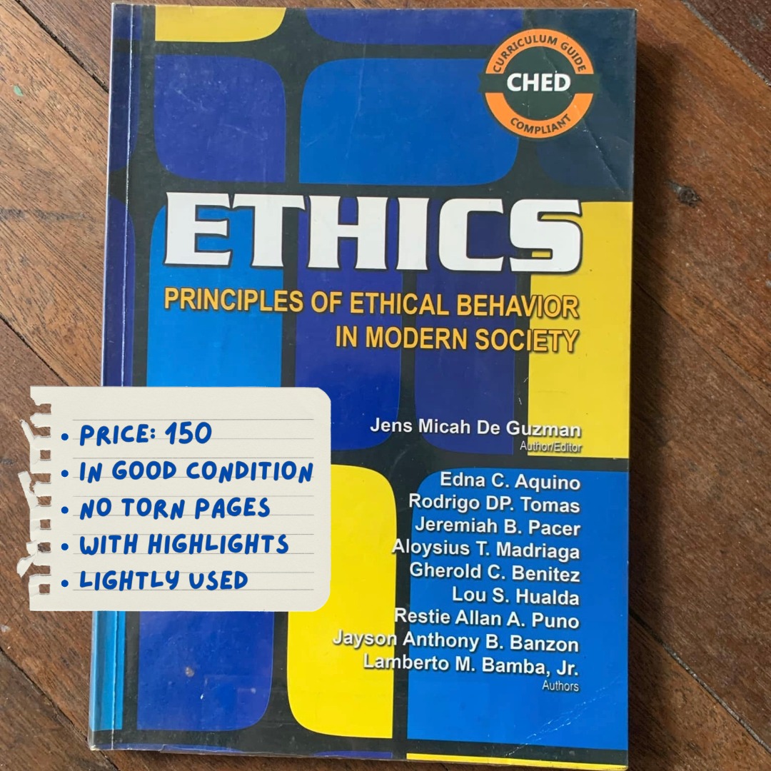 Principles of Ethical Behavior in Modern Society, Hobbies & Toys, Books & Magazines, Textbooks ...