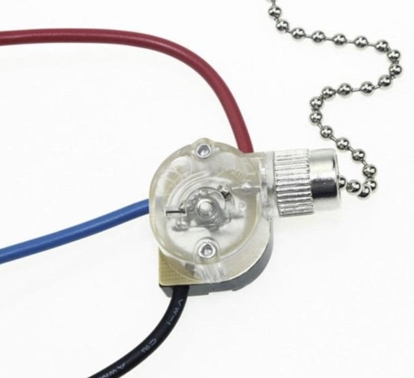 Pull Chain Light Switch Control for Ceiling Fan Replacement (3 Wires ...