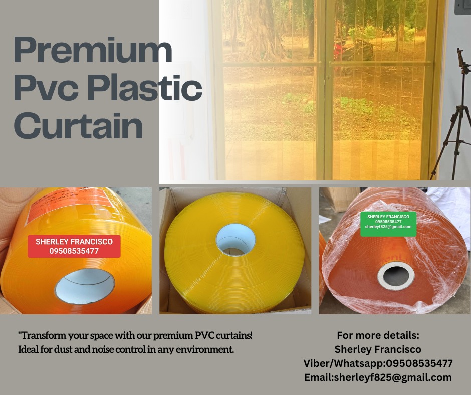 Pvc Plastic Curtain Yellow, Commercial & Industrial, Industrial ...