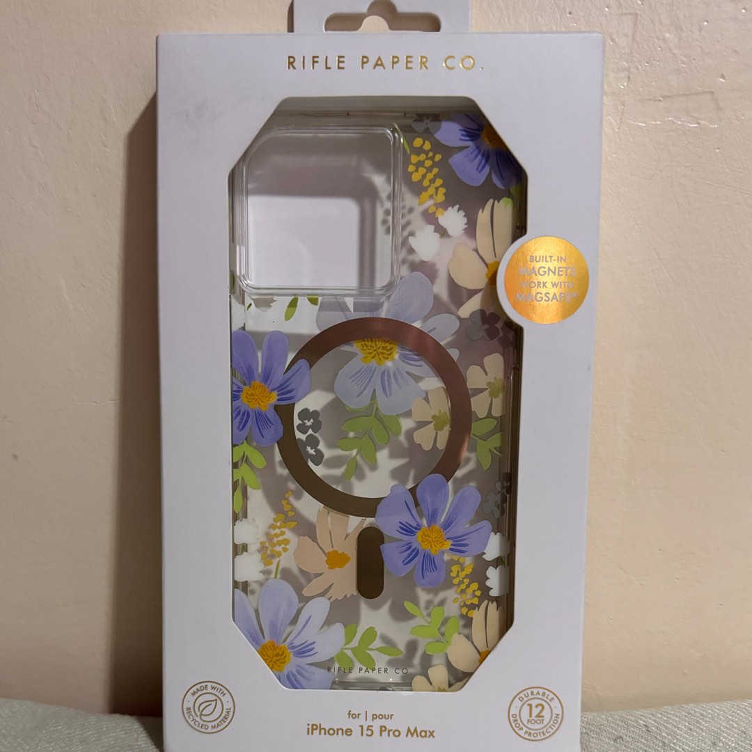 Rifle Paper Co. for iPhone 15 Pro Max, Mobile Phones & Gadgets, Mobile ...