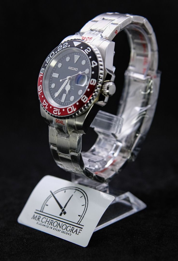 Seiko Mod Submariner Coke, Luxury, Watches on Carousell