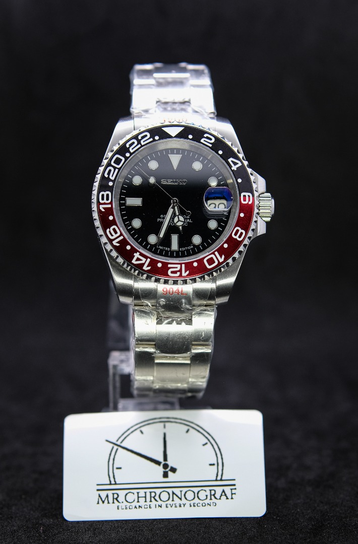 Seiko Mod Submariner Coke, Luxury, Watches on Carousell