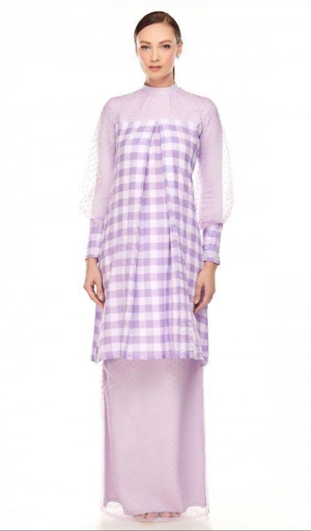 Sewa/Rent Wanzar Oline Kurung, Women's Fashion, Muslimah Fashion, Baju ...