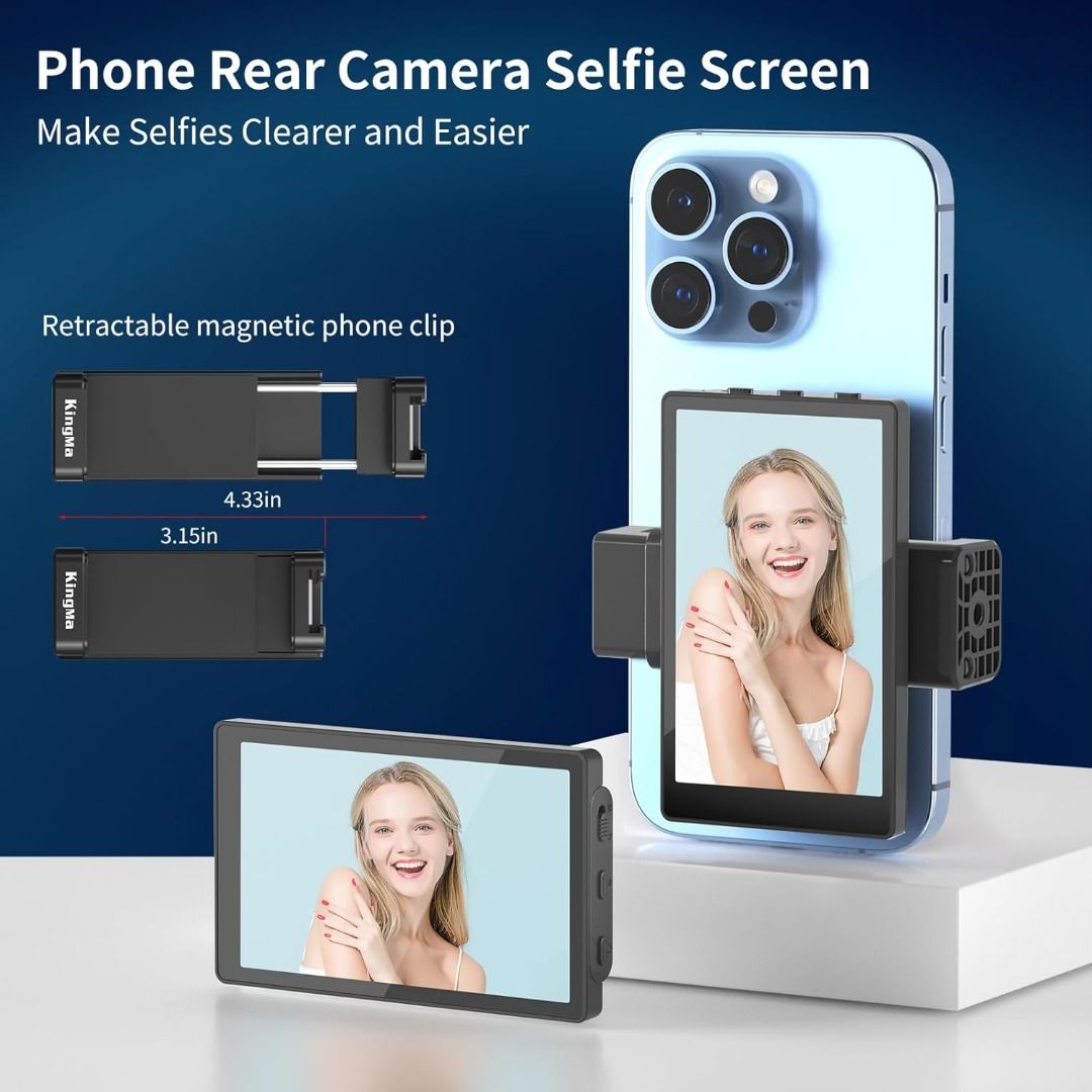 實體店鋪/SF KingMa 1080P iPhone / Andriod Mini Monitors Sync Rear Camera ...