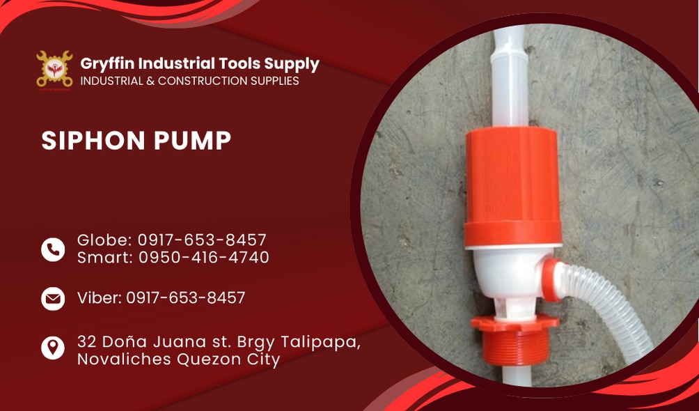SIPHON PUMP, Commercial & Industrial, Industrial Equipment on Carousell