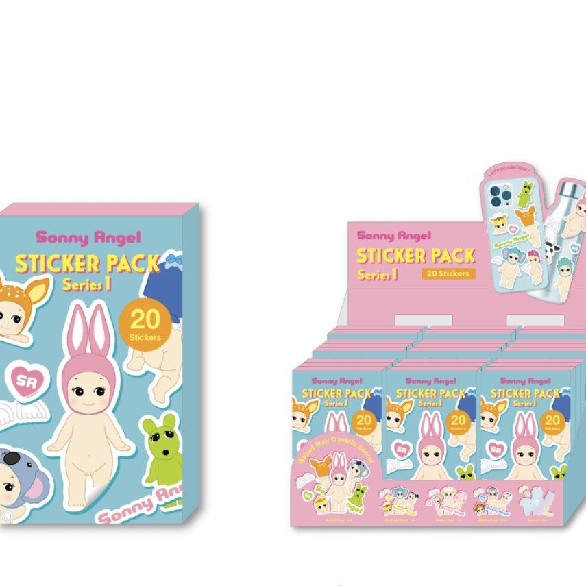 Sonny Angel sticker pack (Blind box) authentic, Hobbies & Toys ...