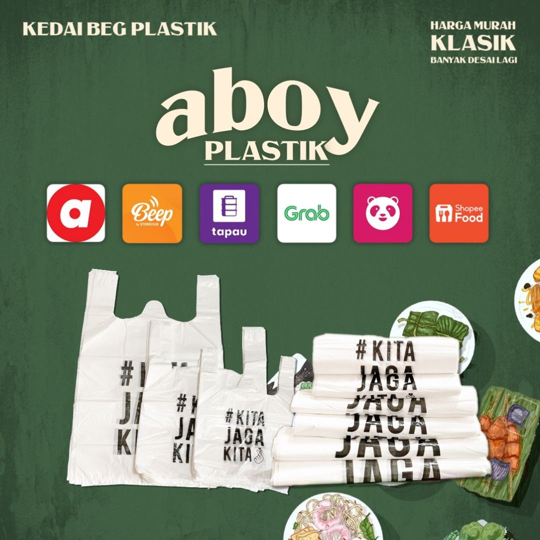 STOCK CLEARANCE Beg Plastik [KITA] *PALING MURAH* & BERKUALITI & TEBAL ...