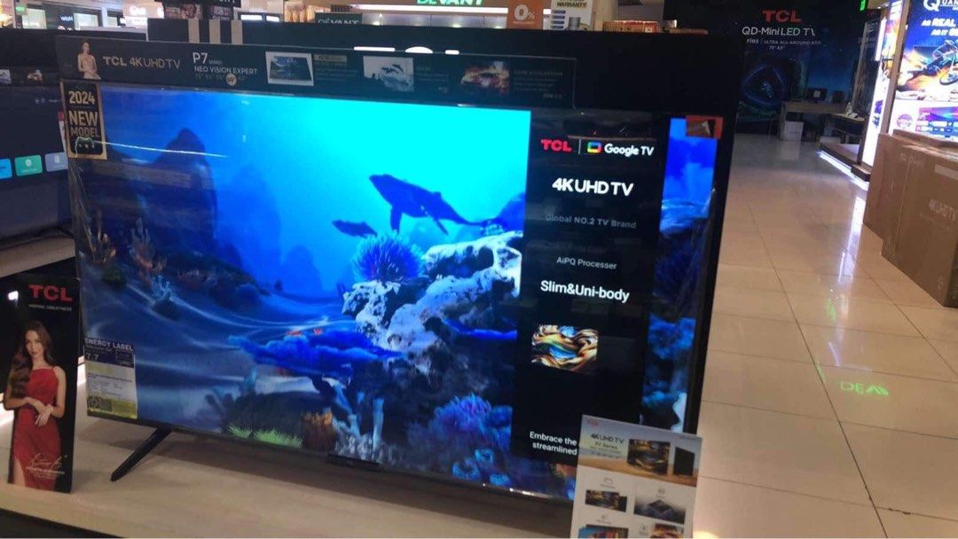 TCL. 4k UHD GOOGLE TV 43P755 50P755 55P755 65P755 75P755 70P655, TV ...