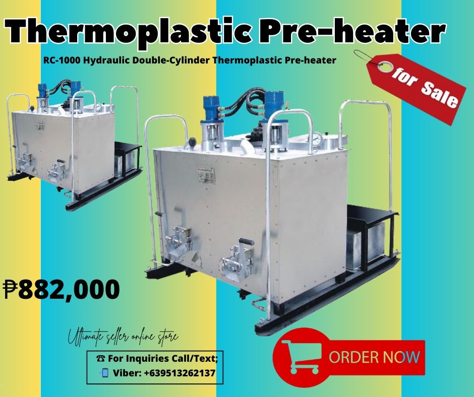 Thermoplastic Pre-heater RC-1000 Hydraulic Double-Cylinder Thermoplastic Pre-heater, Everything ...