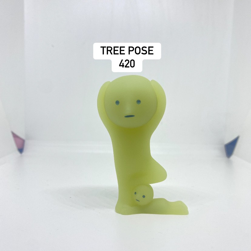 Tree Pose Smiski (Yoga), Hobbies & Toys, Toys & Games on Carousell