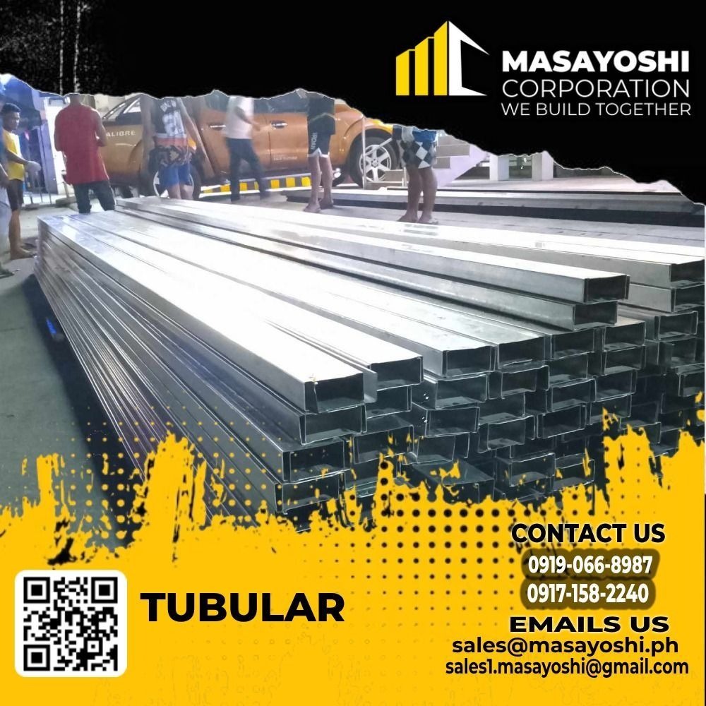 tubular 2" x 2" x 3mm x 6M | Masayoshi Corporation | I Beam | Tubular ...