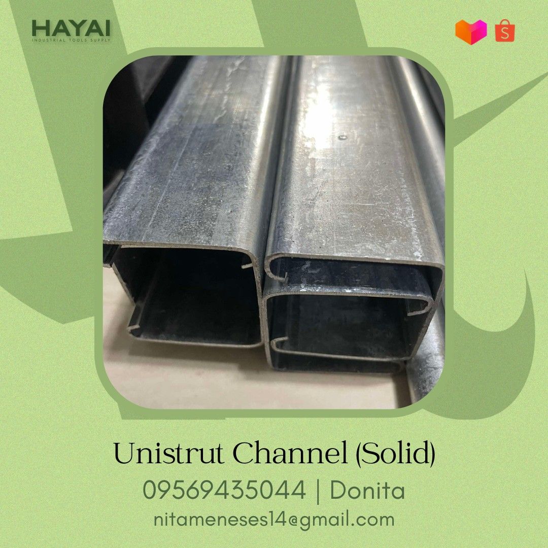 Unistrut Channel (Solid), Commercial & Industrial, Construction Tools ...