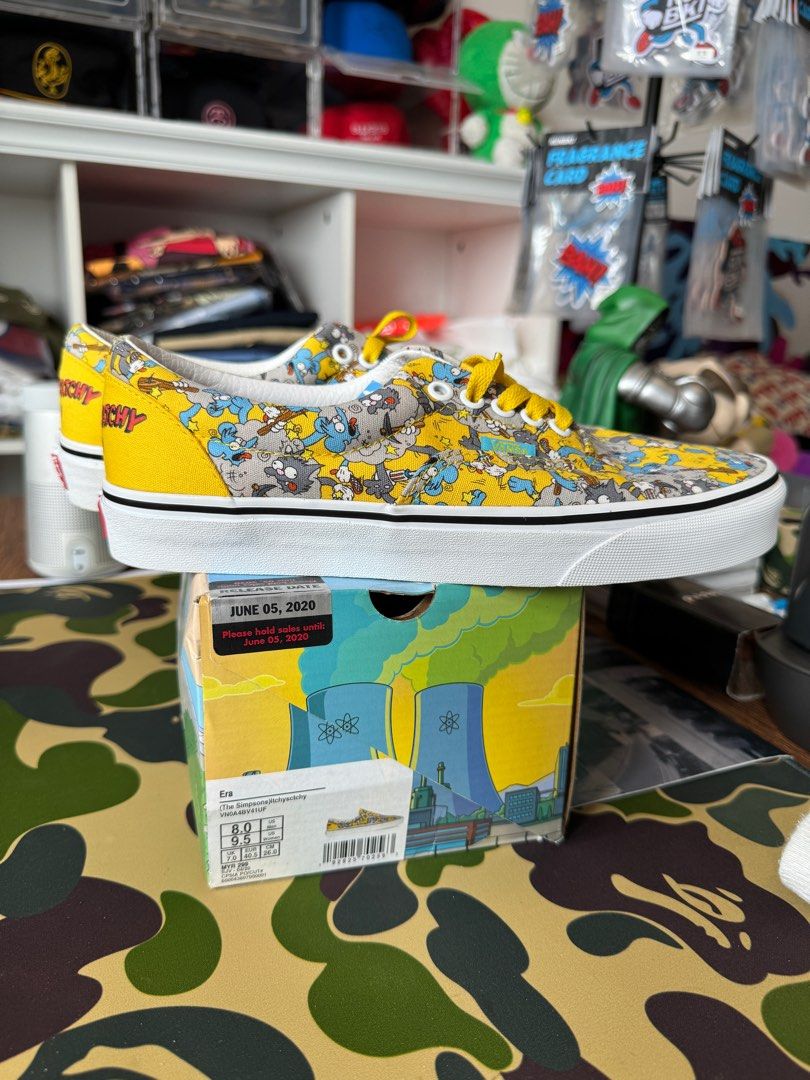 Vans Era (The Simpsons) Itchysctchy rare!!, Men's Fashion, Footwear ...