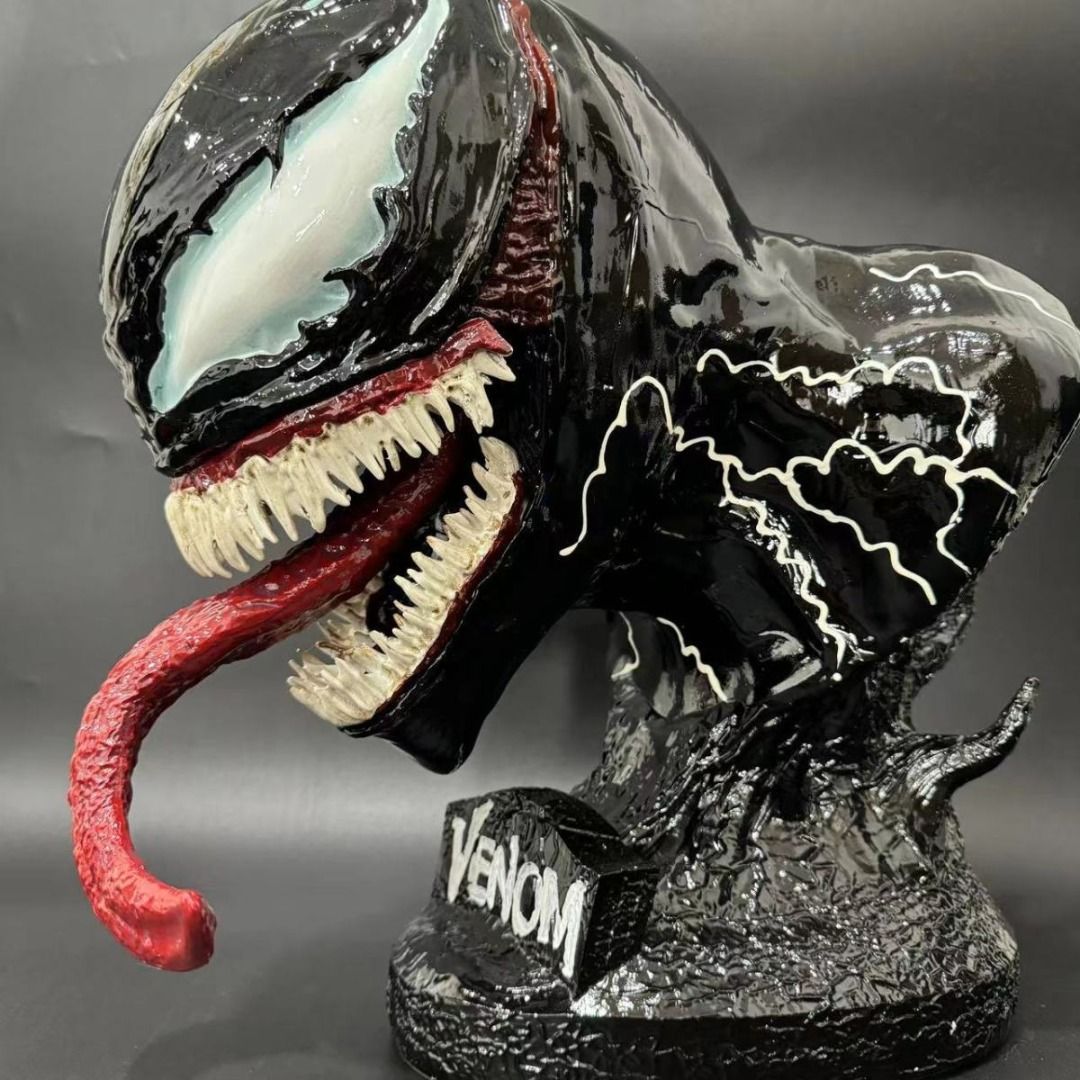 Venom Resin Bust spider-man Marvel miles morale peter parker eddie ...