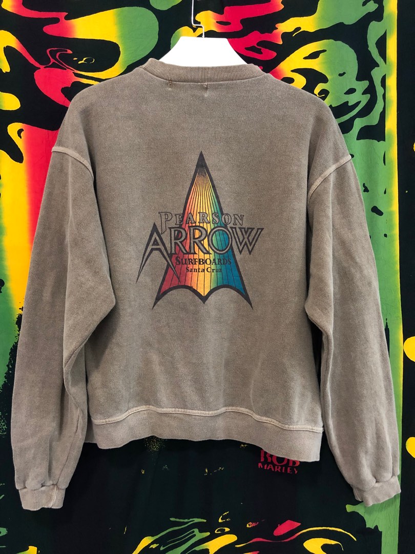 Vintage 90’s Pearson Arrow Santa Cruz surfboard crewneck, Men's Fashion ...
