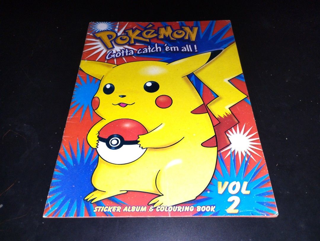 Buku Sticker Vintage Pokemon (Vintage Childhood Pokemon Sticker Book ...