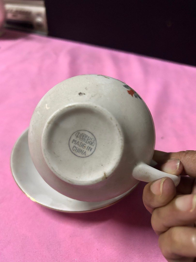 Vintage collection - 80s tea cup, Furniture & Home Living, Kitchenware ...