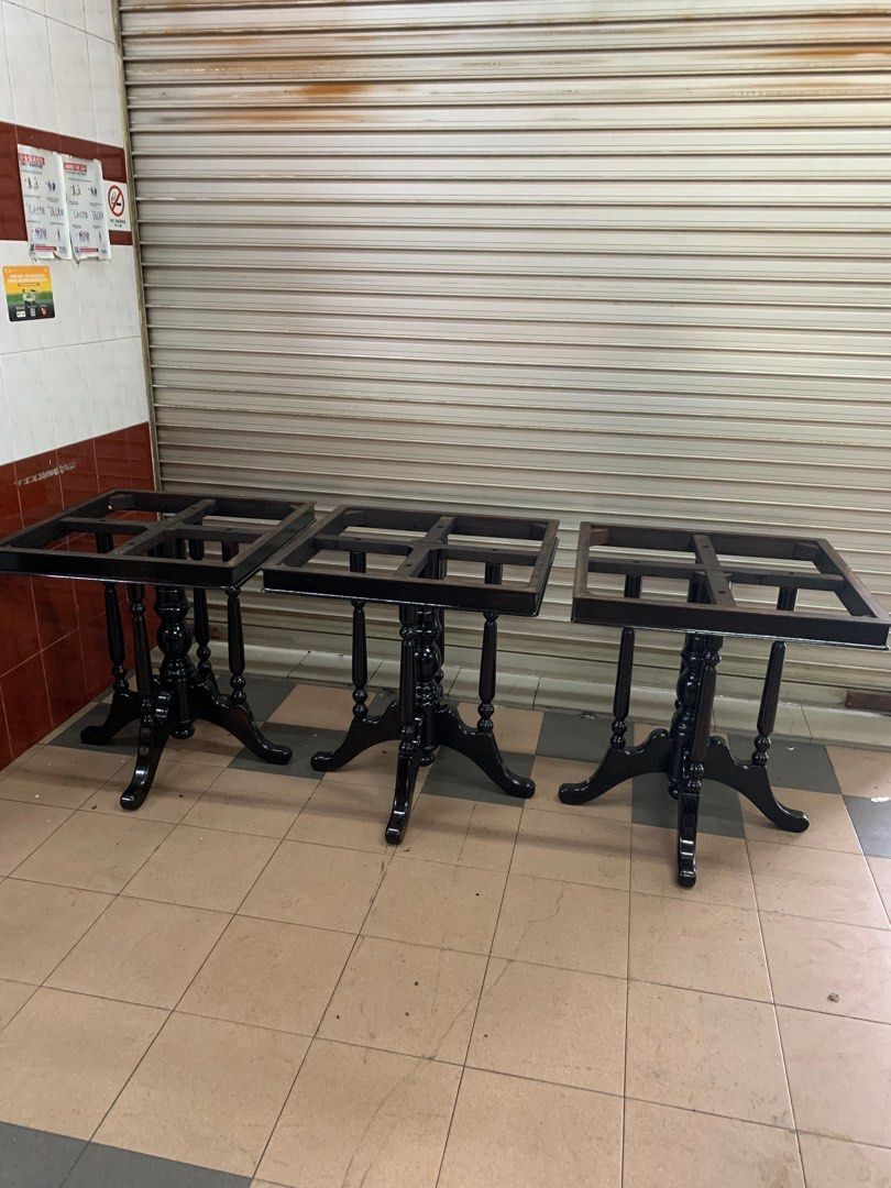 Vintage Green Marble Kopitiam table, Furniture & Home Living, Furniture ...
