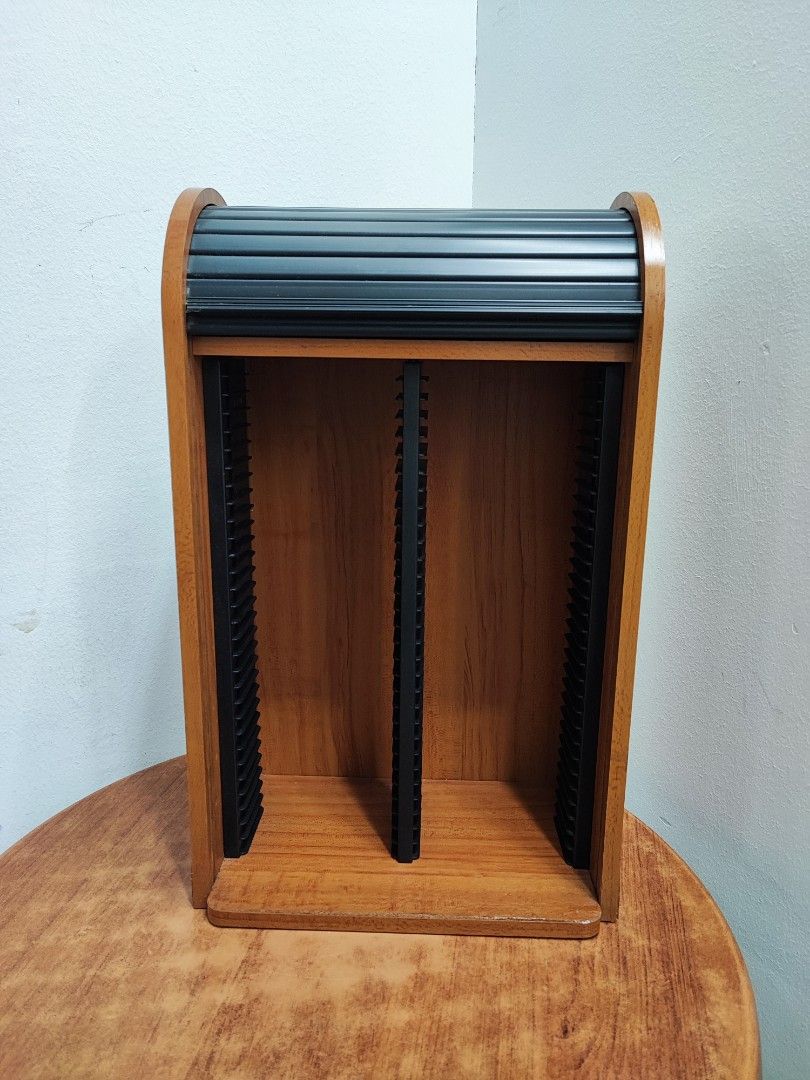 Vintage Wooden DVD/ CD Rack , Storage, Hobbies & Toys, Collectibles ...