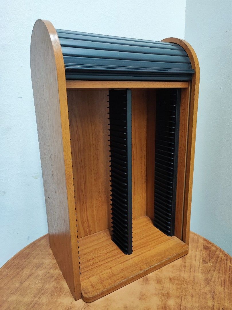 Vintage Wooden DVD/ CD Rack , Storage, Hobbies & Toys, Collectibles ...