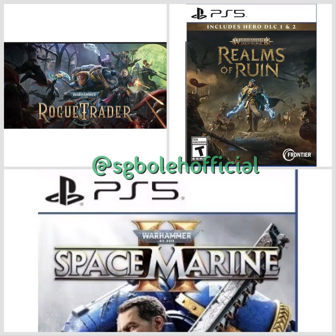 Warhammer 40000 Space Marine 2 (PS5) | Warhammer Age of Sigmar: Realms ...