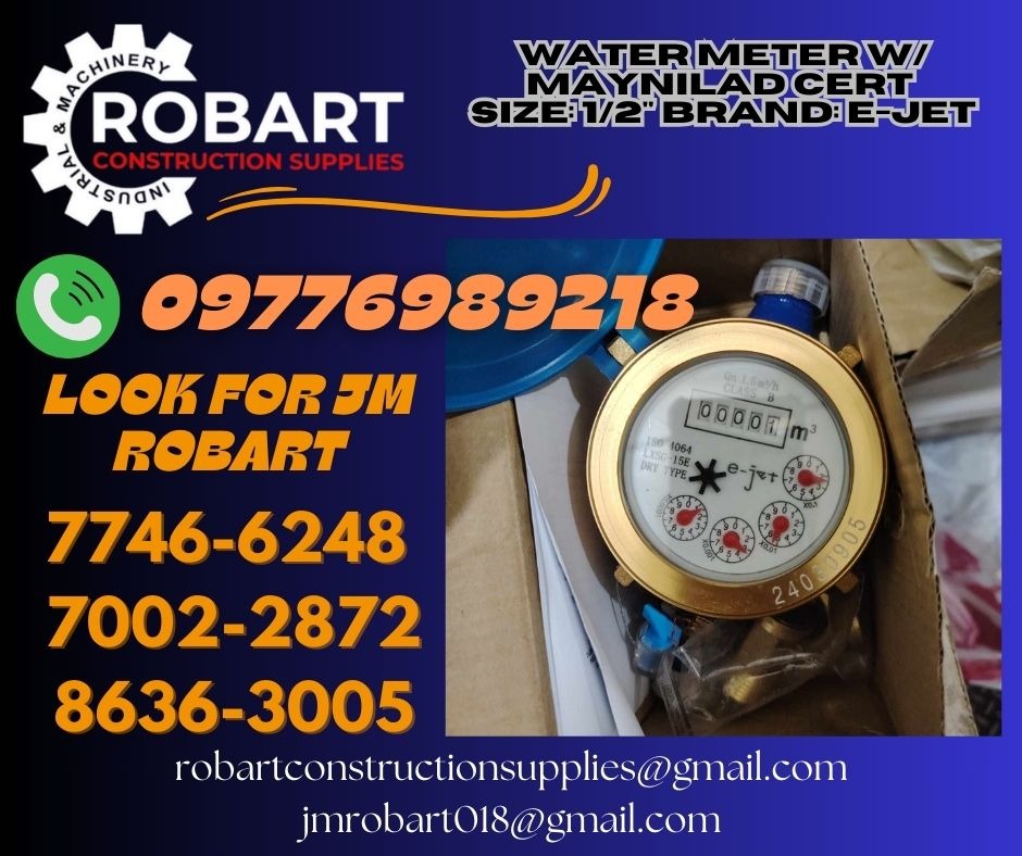 Water Meter w/ Maynilad Cert, Commercial & Industrial, Construction ...