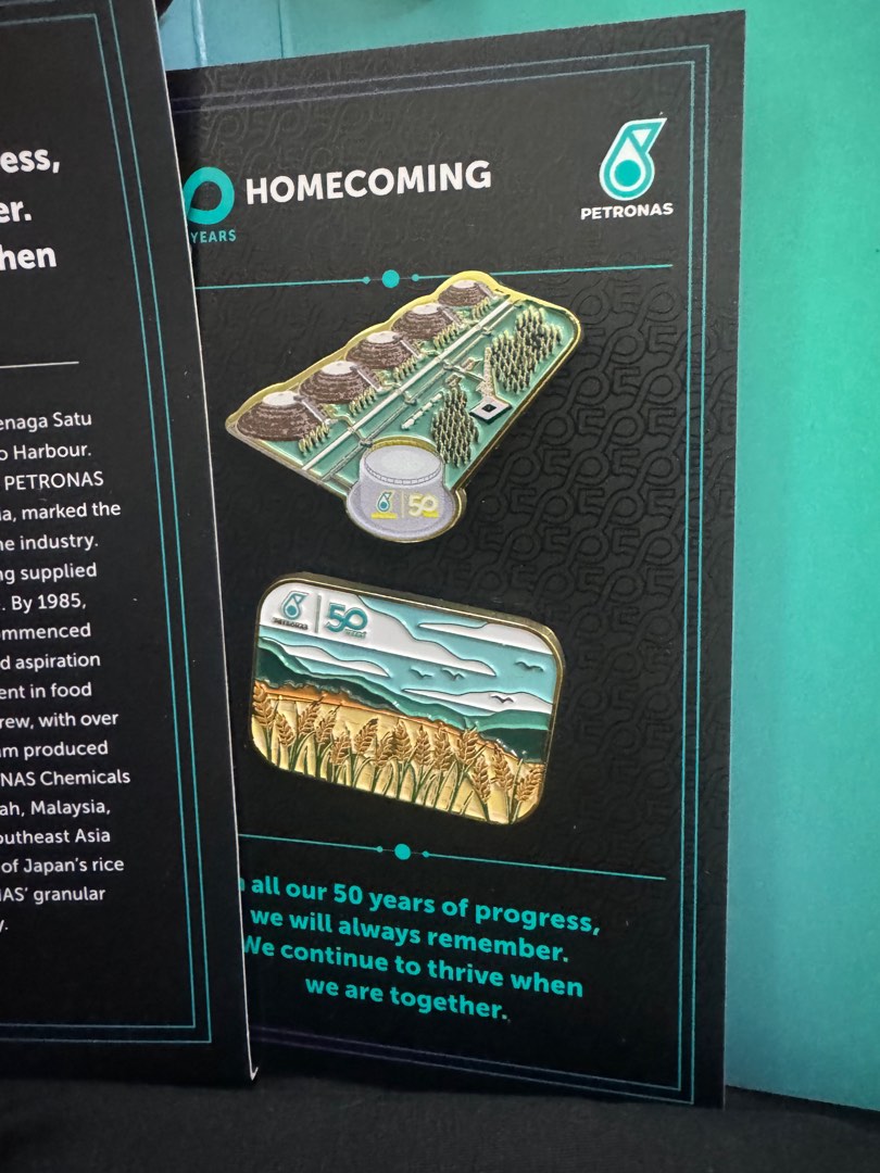 [WTT] Petronas 50th Anniversary Pin, Hobbies & Toys, Collectibles ...