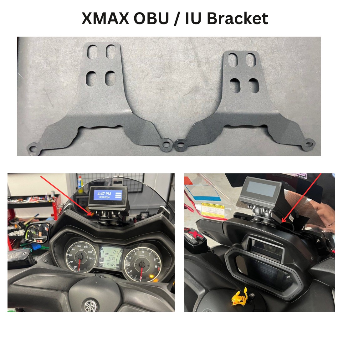 XMAX IU OBU BRACKET V1 V2 XMAX Bracket, Motorcycles, Motorcycle ...
