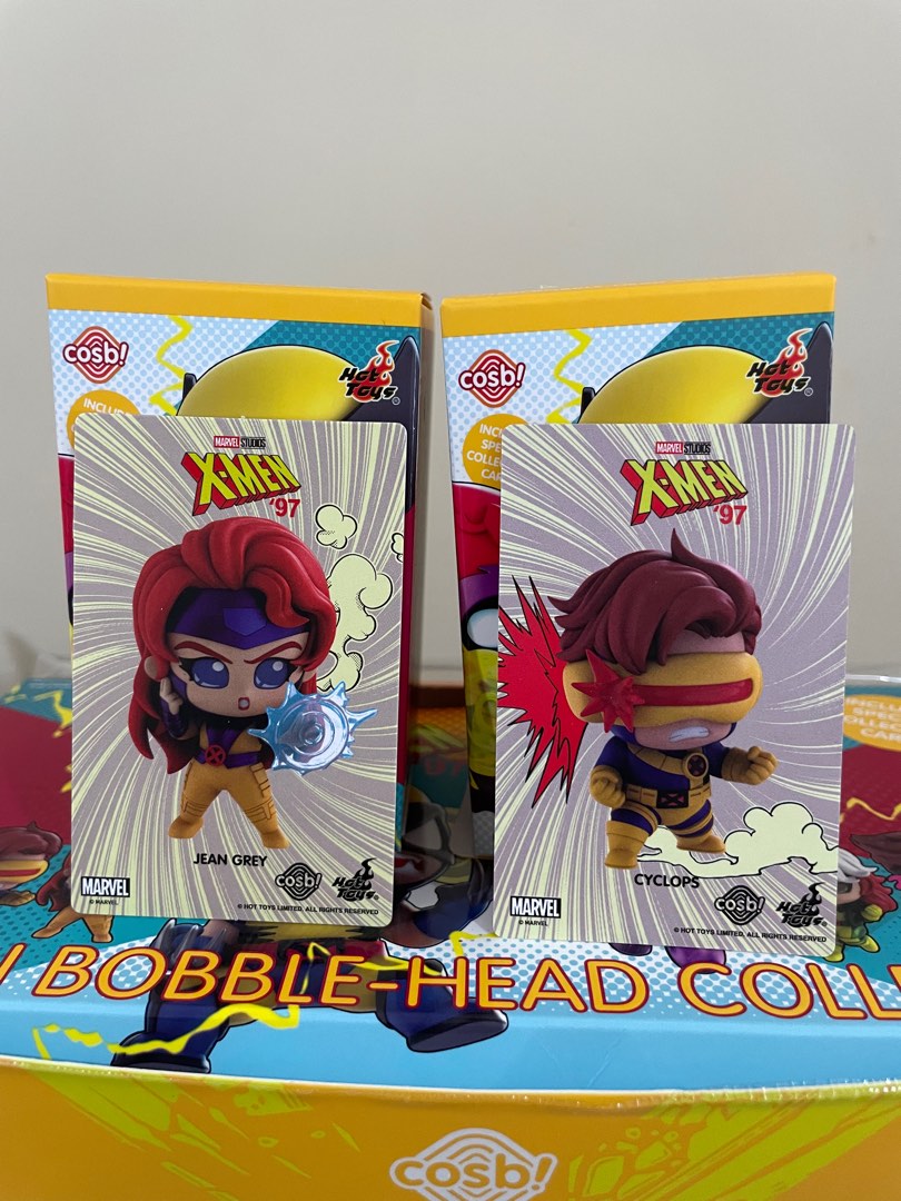 X-men 97 Jean Grey and Cyclops Cosbi Bobble Head, Hobbies & Toys, Toys ...