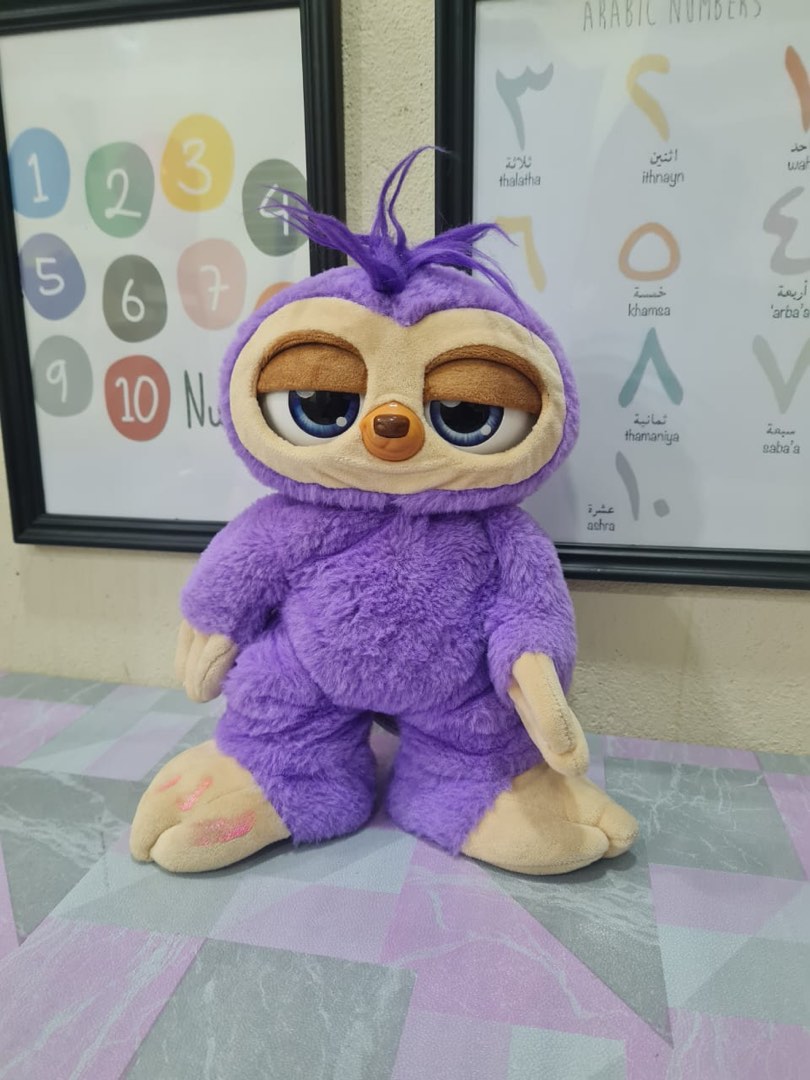 Zuru Pets Alive Purple FIFI The Flossing Sloth DANCING PLUSH Tested ...