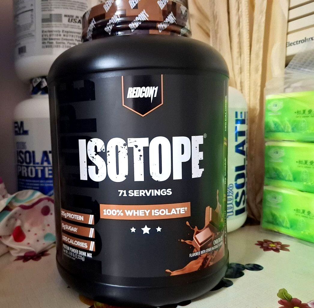 100% isolate whey Redcon1 isotope 100% 分離 乳清 蛋白 健身 奶粉 gym fitness 增肌 減肥 ...