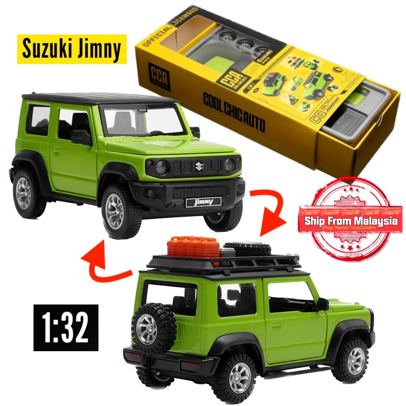 1:32 Suzuki Jimny SUV Assembled Modified Alloy Model Diecast Vehicles ...